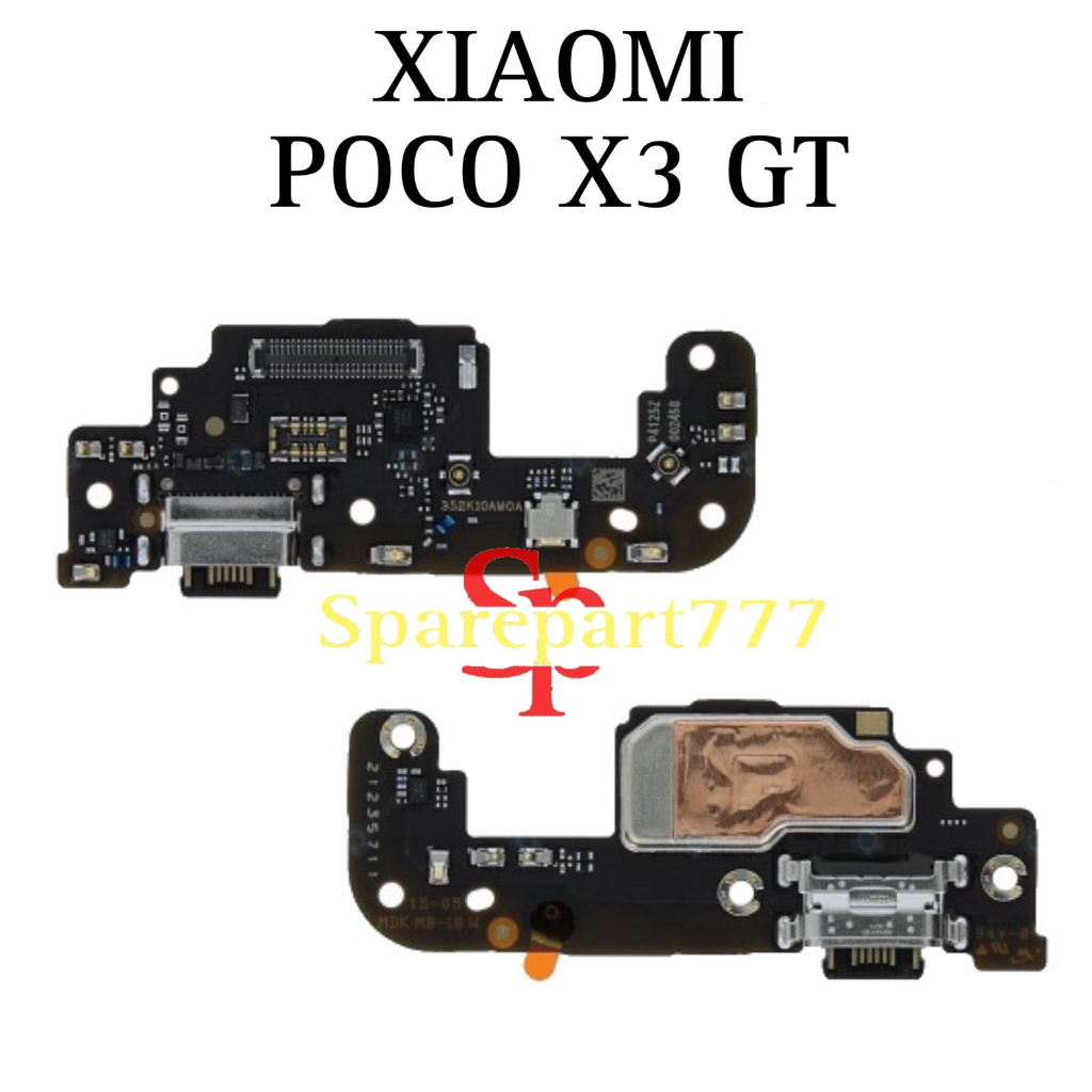 Jual Papan PCB Konektor Charger Cas + Mic Xiaomi Poco X3 GT | Shopee Indonesia