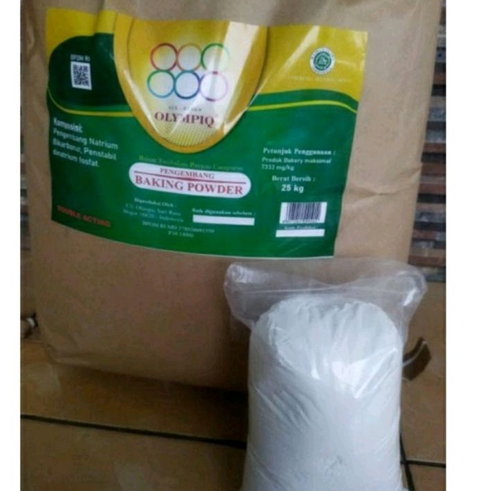 Jual Baking Powder Olympiq Doble Acting Repack 1 kg | Shopee Indonesia