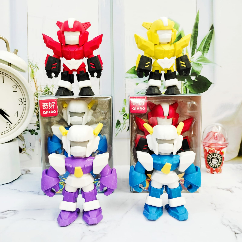 Jual Penghapus Lucu bentuk Robot ukuran Besar Ada 4 Warna Kualitas ...