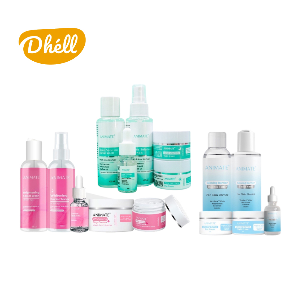 Jual Animate Instant Whitening Series 5 in1 / Acne Solution Series 5 in ...