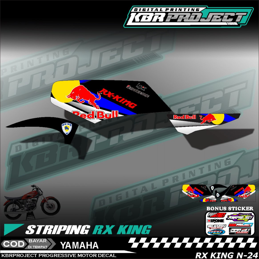 Jual RX KING STIKER STRIPING PREMIUM MOTOR KEREN LIS VARIASI RX KING ...