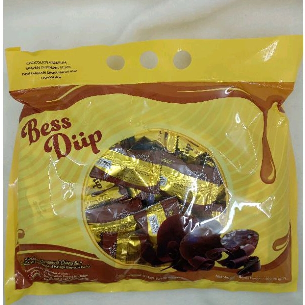 Jual Bess Diip chocolate compound crispy ball 40pcs | Shopee Indonesia