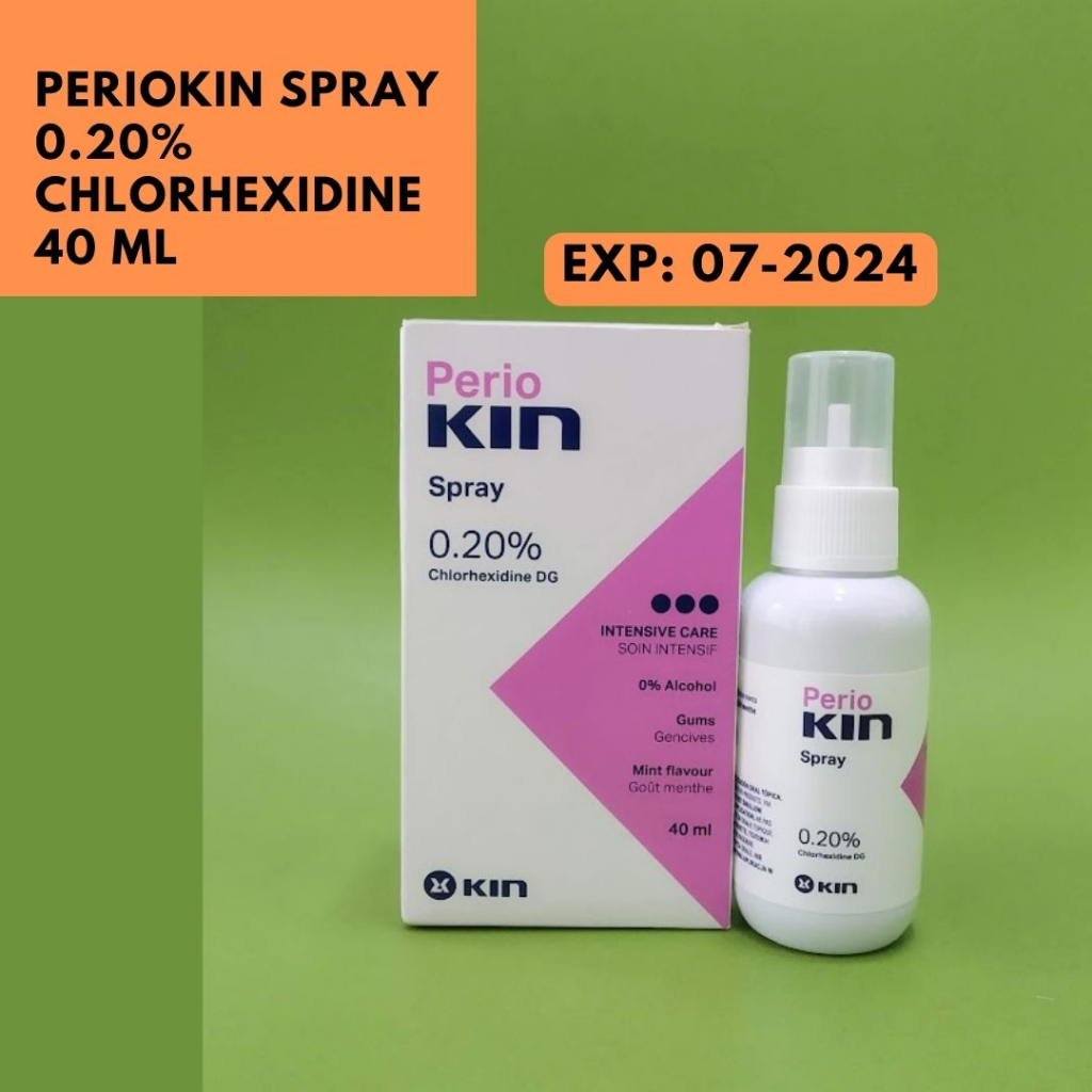 Jual Periokin Spray 0.20% Chlorhexidine | Shopee Indonesia