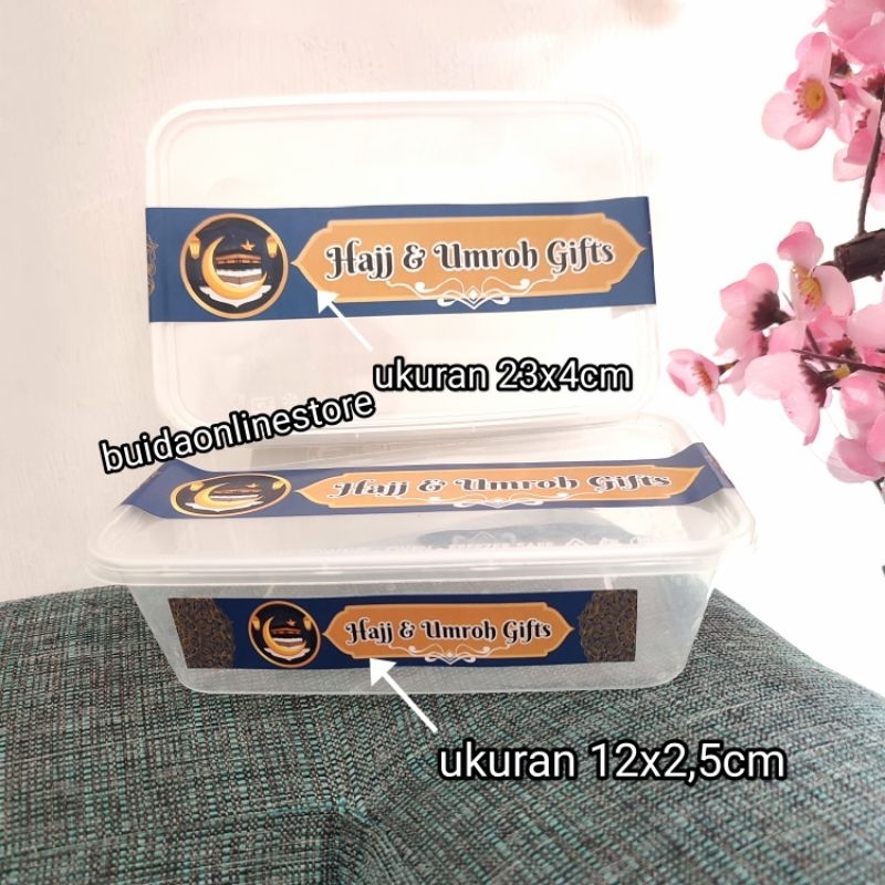 Jual Stiker Label Sticker Hajj Umroh Gifts dekorasi kemasan oleh-oleh ...