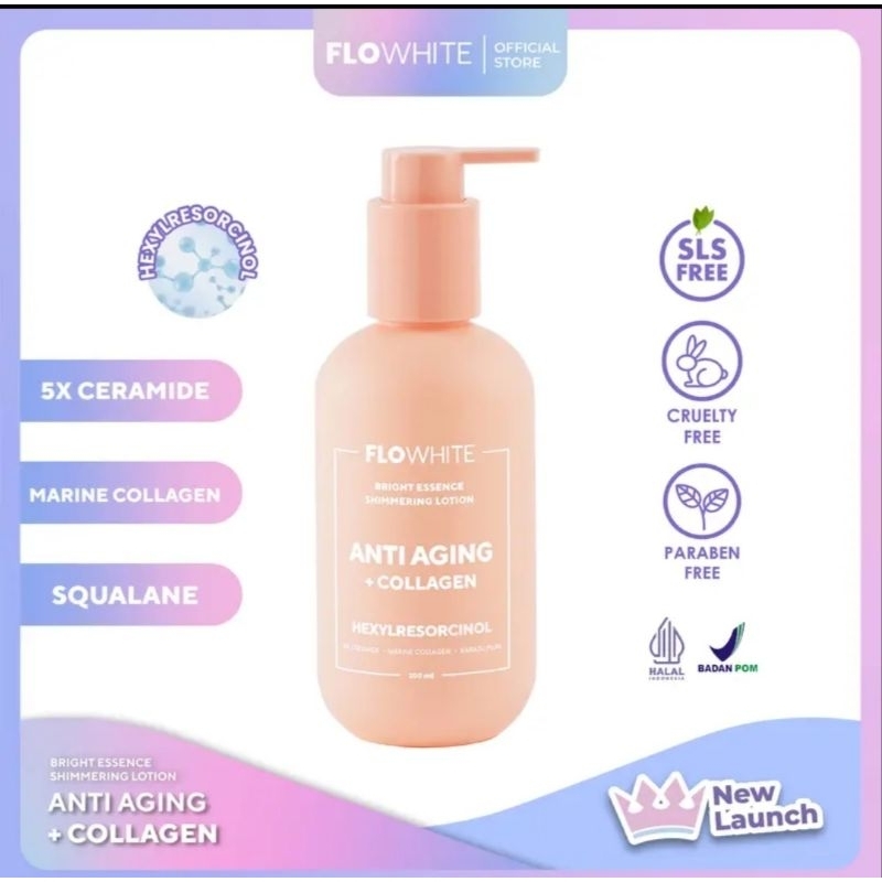 Jual Flowhite Brightening Essence Body Lotion 200ml | Shopee Indonesia
