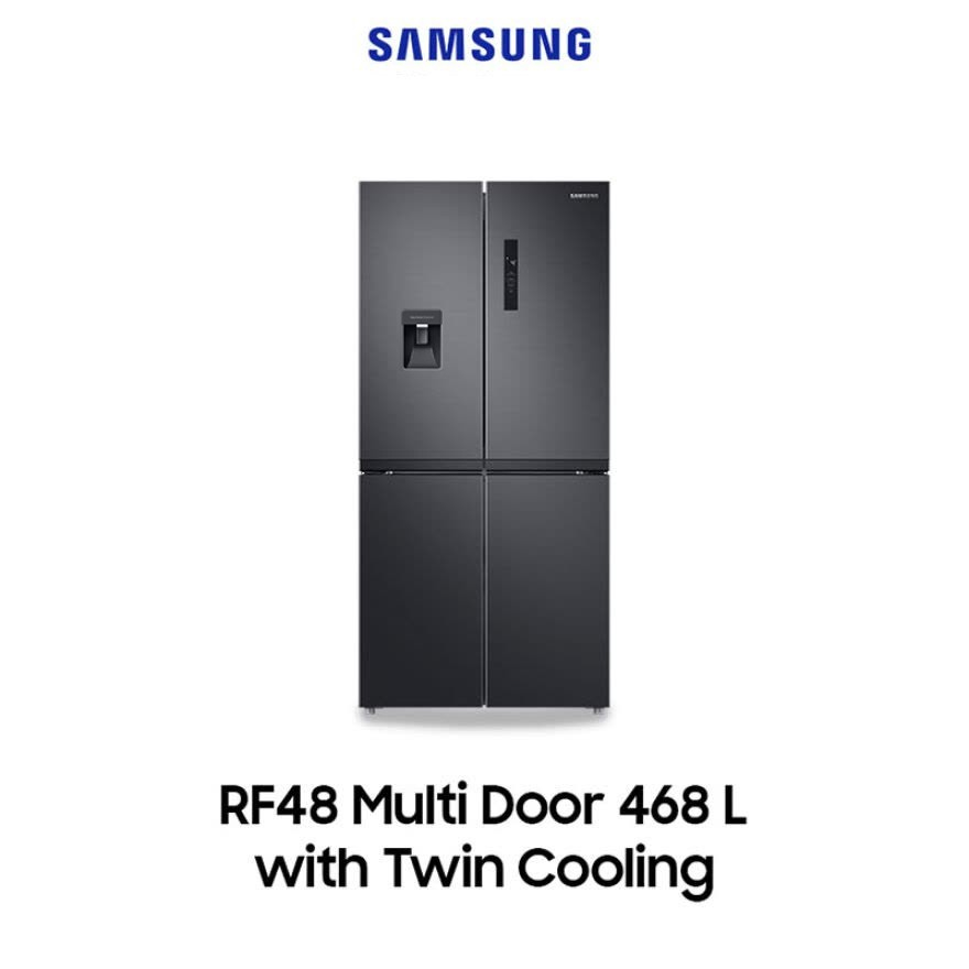 Jual Samsung RF48 RF48A4010B4/SE Kulkas Water Dispenser Twin Cooling ...