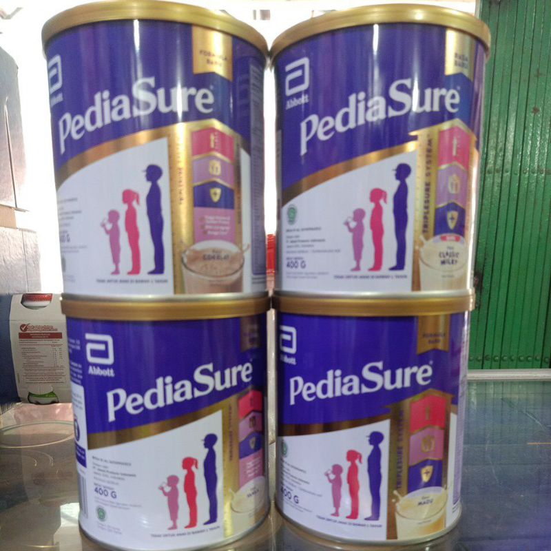 Jual PEDIASURE VANILA,MADU,COKLA, CLASSIC MILKY 400 GR | Shopee Indonesia