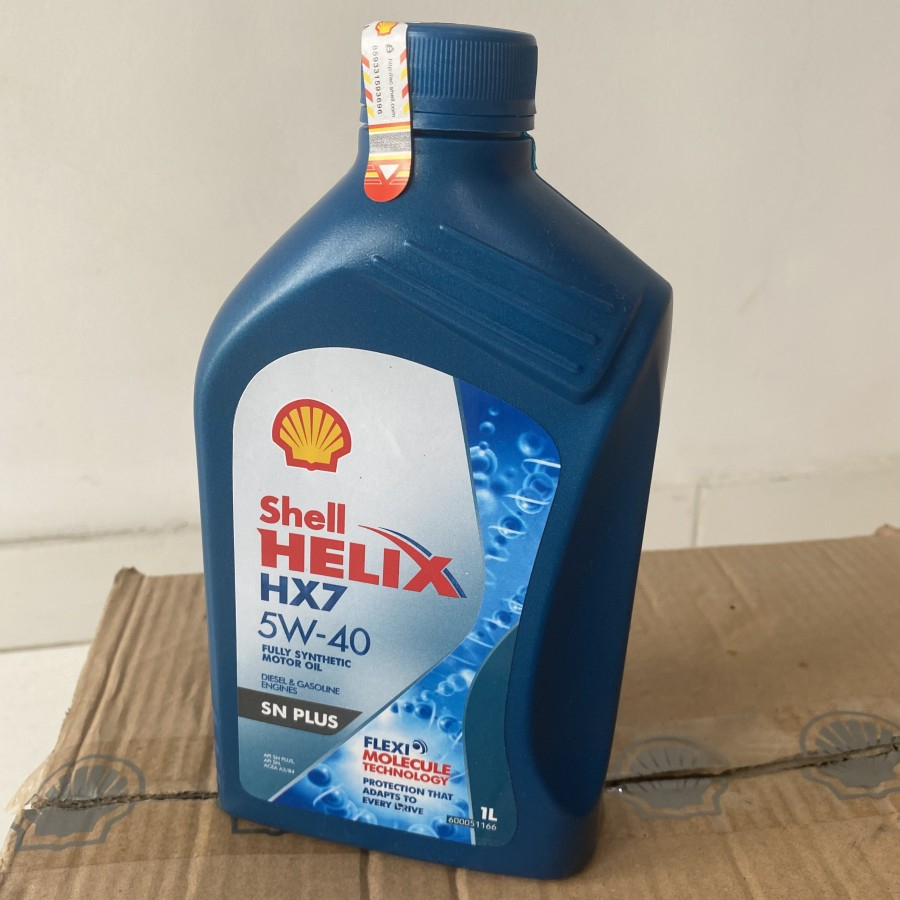 Jual 17 /BTL SHELL HX7 1L HELIX OIL OLI 5W 40 SN PLUS DIESEL FULLY SYNTHETIC GASOLINE ENGINES ...