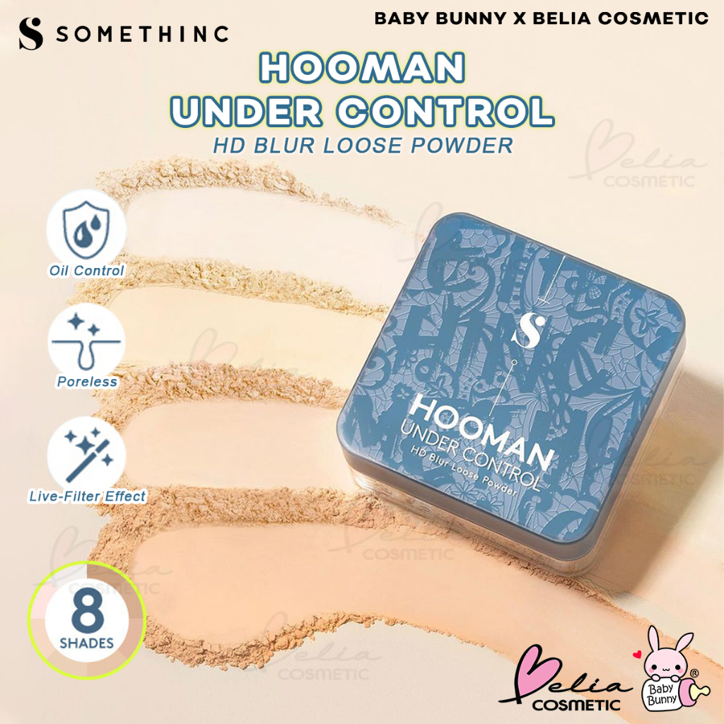 Jual BELIA SOMETHINC Hooman Under Control HD Blur Loose Powder | Bedak ...