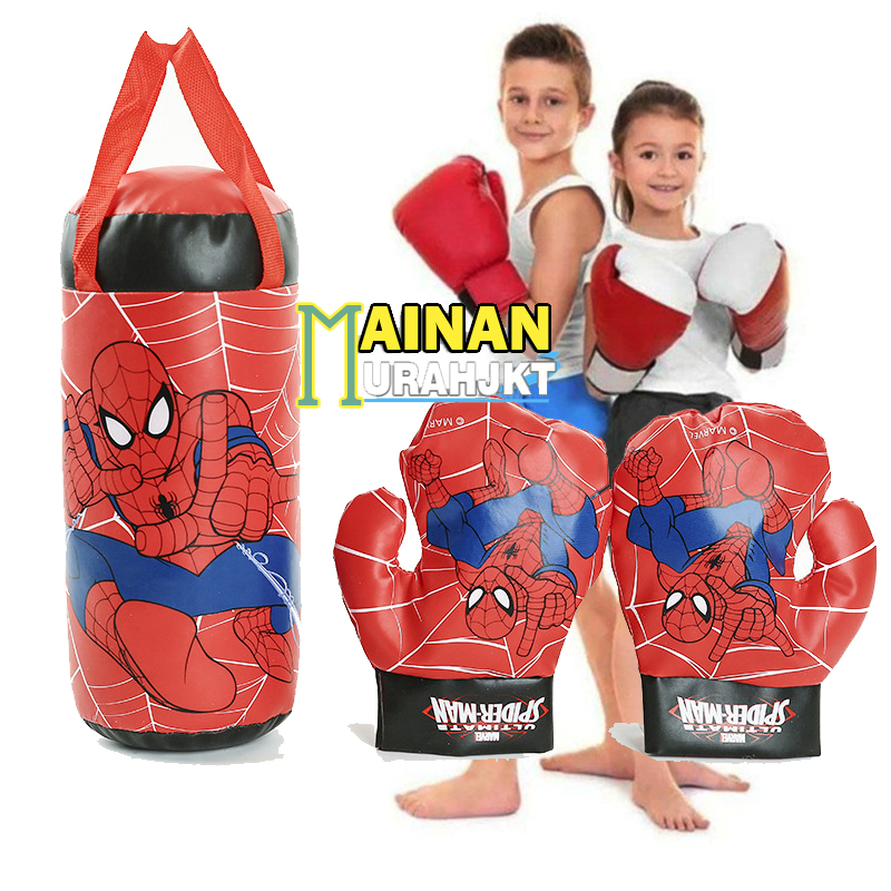 Jual MAINANKEI MAINAN ANAK MURAH SAMSAK TINJU YY106 SPIDERMAN ALAT ...
