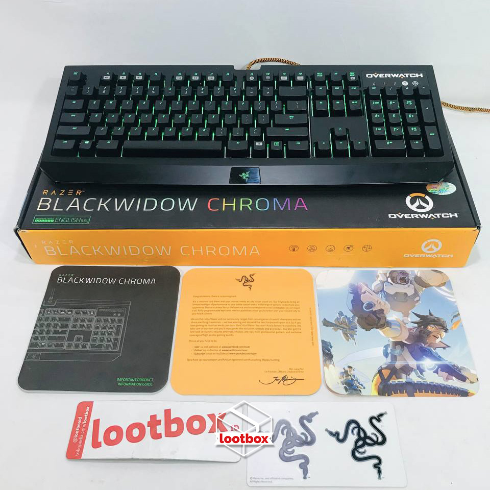 Jual Keyboard Gaming USB Mechanical Razer Blackwidow Chroma Overwatch ...