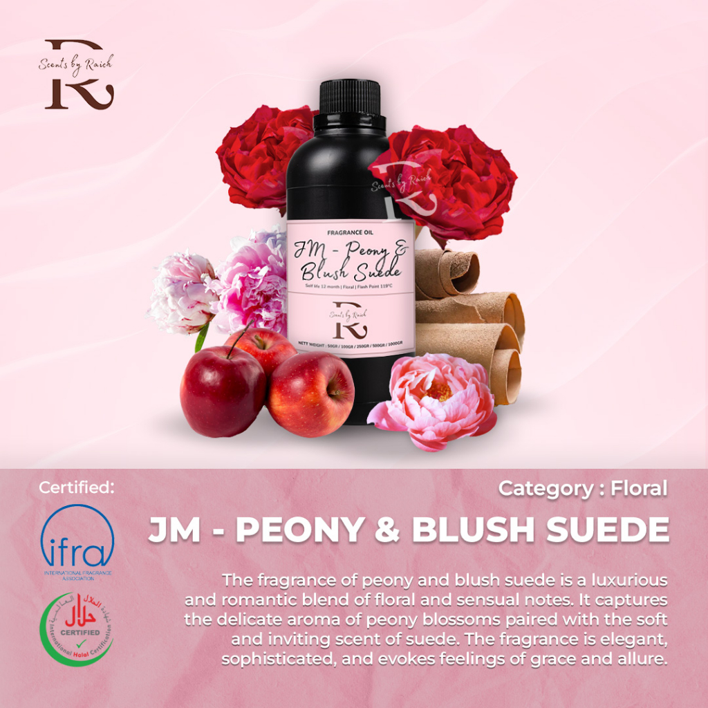 Jual PREMIUM 50gr Jo Malone Peony & Blush Suede Fragrance oil Reed Diffuser Sabun Lilin ...