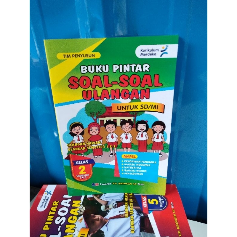 Jual Buku pintar soal-soal ulangan sd kelas 2 sd kurikulum merdeka ...