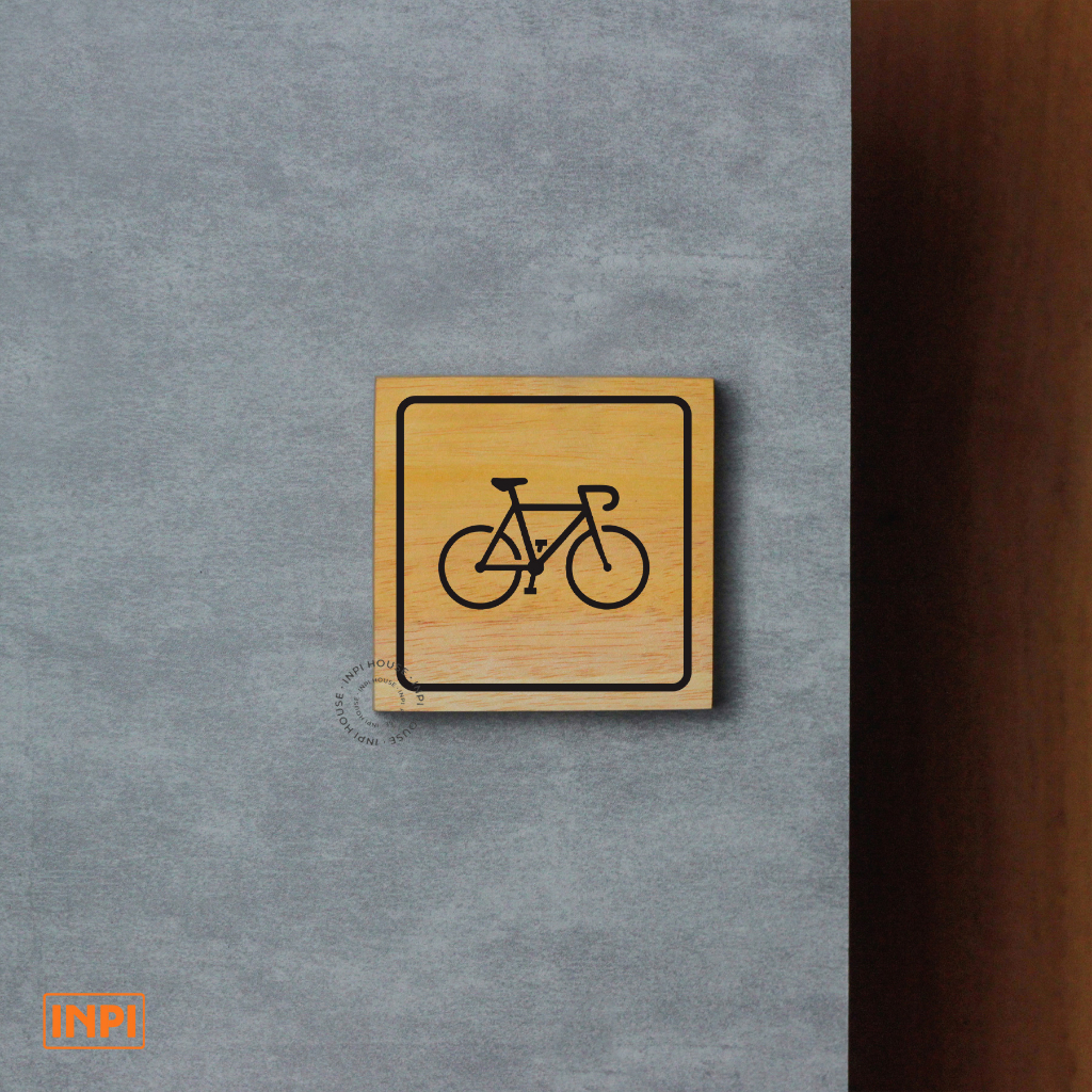 Jual bicycle area signage system - area sepeda - wall sign - door sign ...