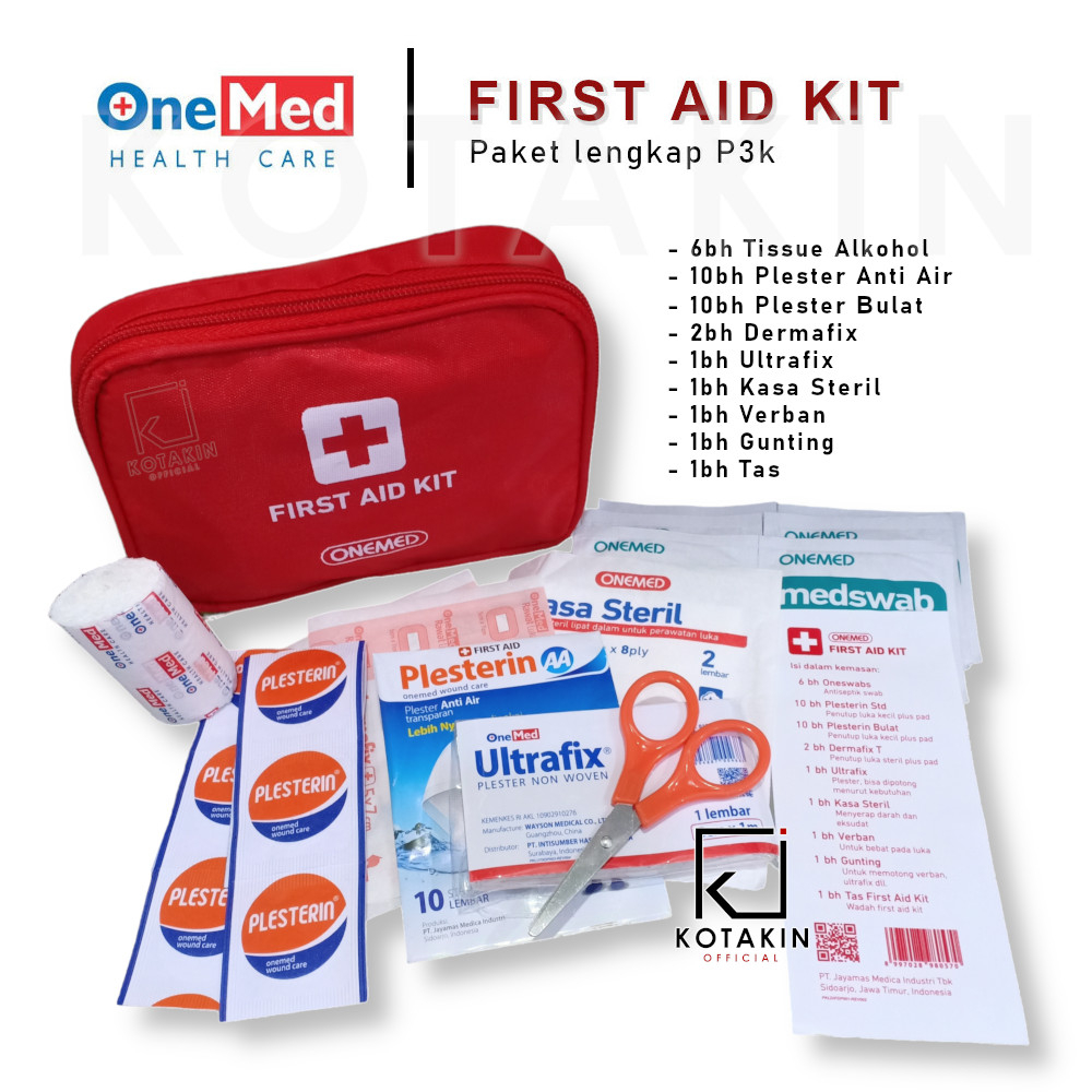 Jual P3K Model Dompet OneMed - First Aid Kit - P3K Travel Set | Shopee ...