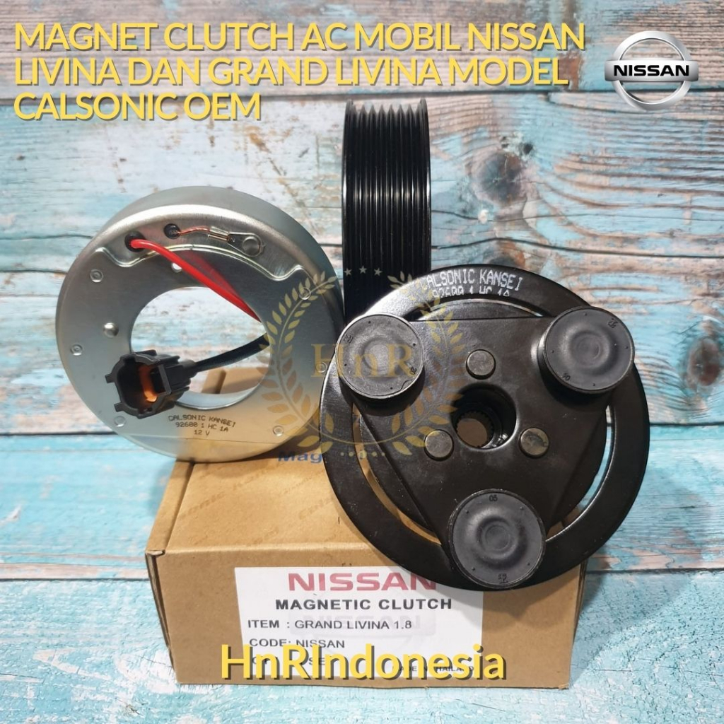 Jual Magnet Clutch AC MOBIL Nissan Livina Model Calsonic OEM NISSAN ...