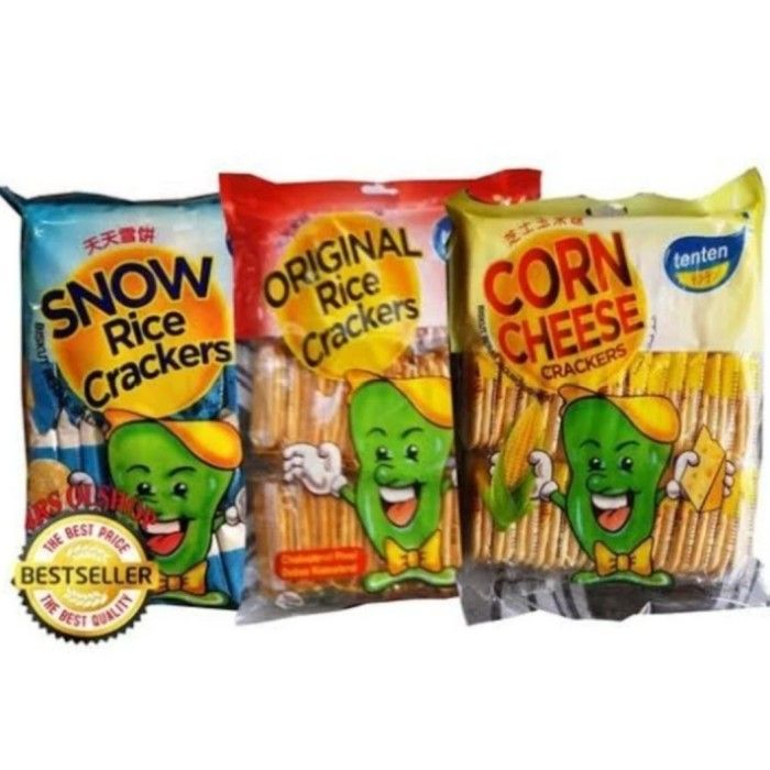Jual TENTEN SNOW RICE SNACK BISKUIT MALAYSIA (HALAL) | Shopee Indonesia