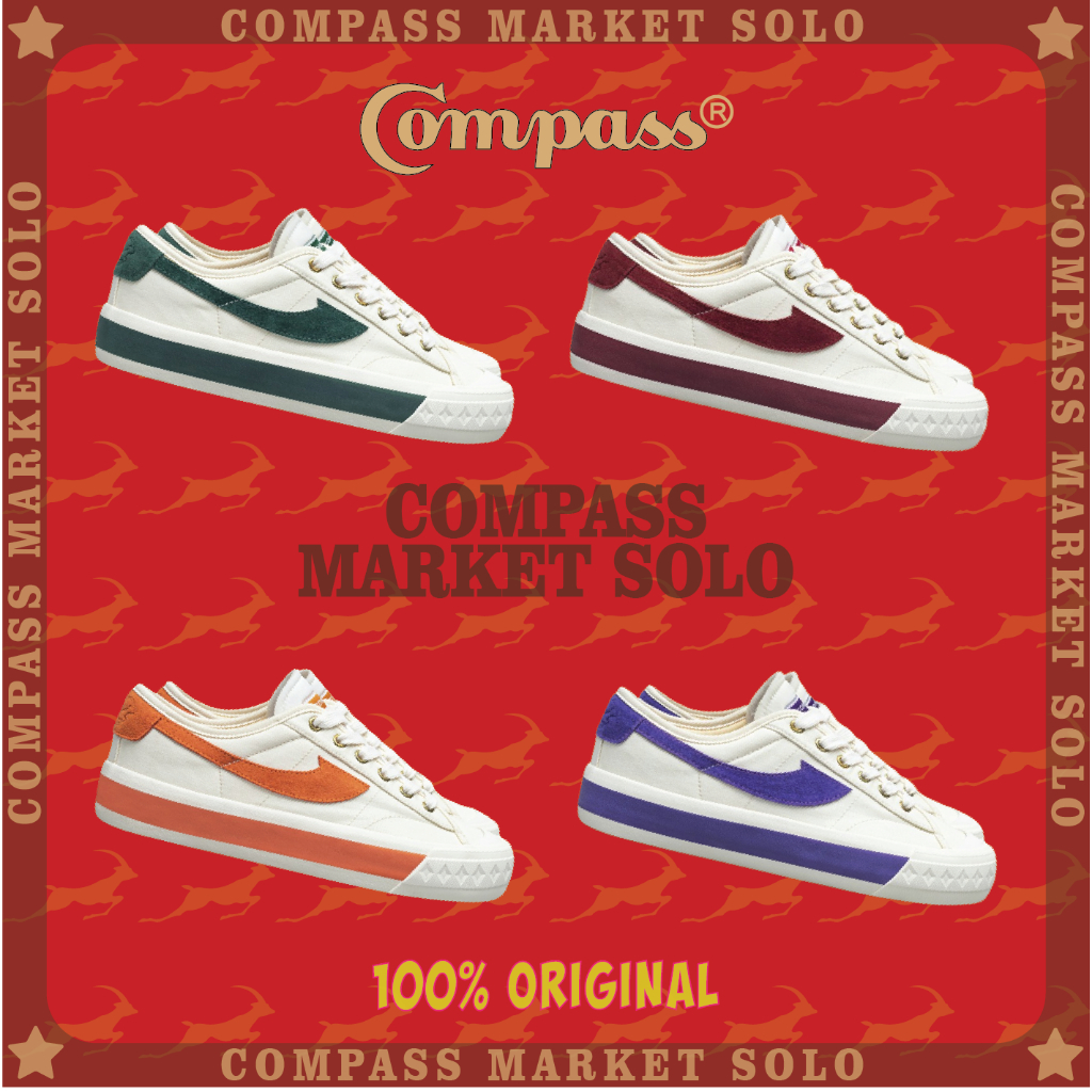 Jual [ORIGINAL] Sepatu Compass Retrograde Low Creme Edition | Crème ...