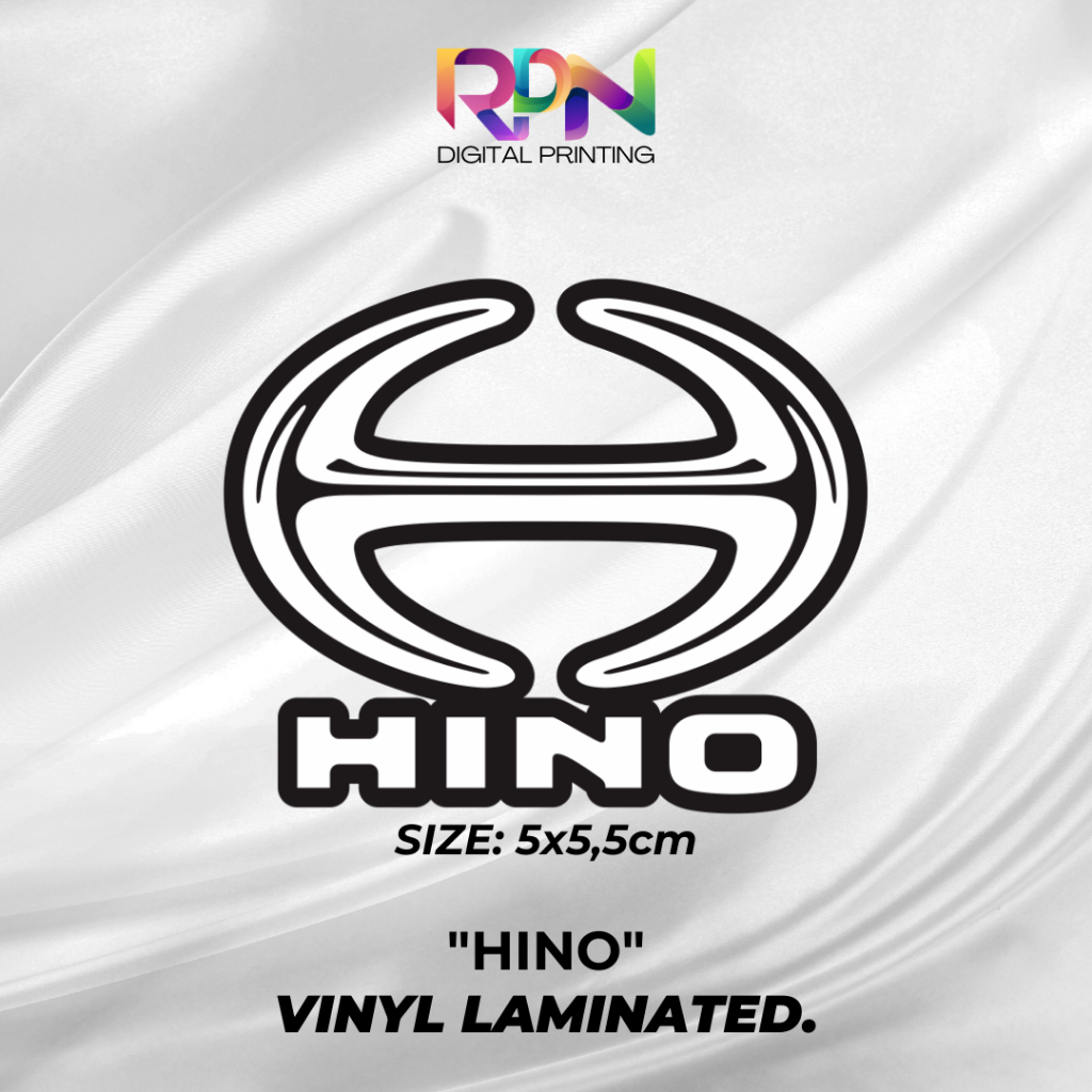 Jual STIKER/STICKER PRINTING PRINCUTT LOGO HINO BUS TRUCK KEREN VIRALL ...
