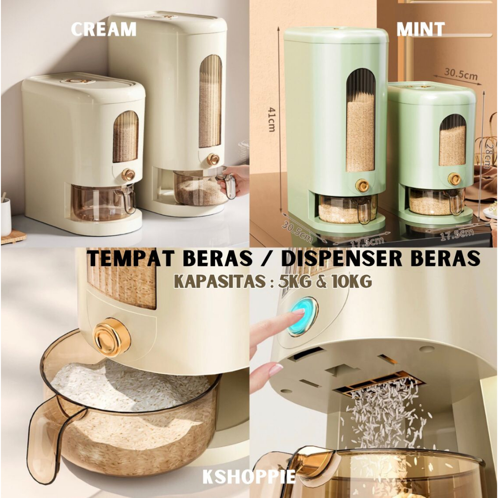 Jual Tempat Beras Slim / Rice Barrel Multifunctional Storage / Tempat ...
