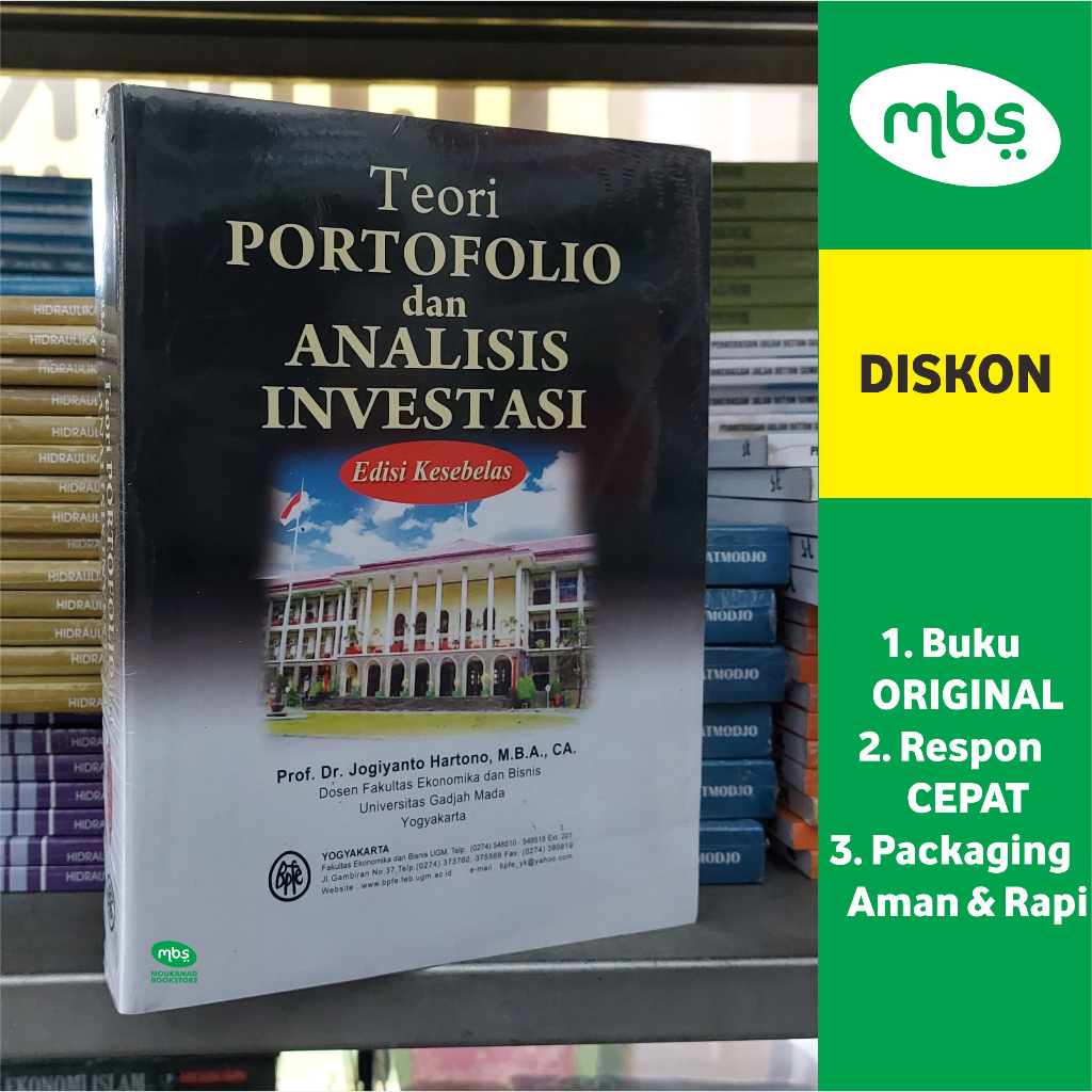 Jual BUKU TEORI PORTOFOLIO DAN ANALISIS INVESTASI - Prof. Dr. Jogiyanto ...