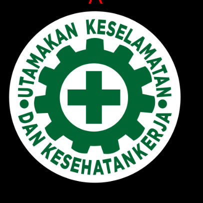 Jual cutting sticker logo k3 ,utamakan keselamatan kerja , safety first ...