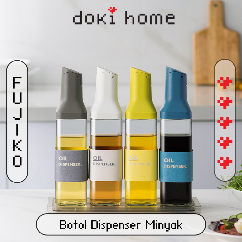 Jual (DOKI) FUJIKO Dispenser Oil Mudah Botol Simpan Minyak Kecap Simpel ...