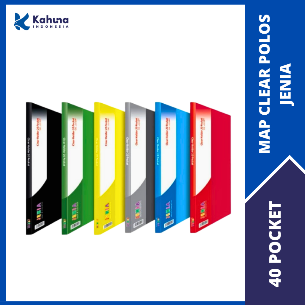 Jual Map clear holder / Clear holder JENIA F4 - 40 POLOS [5010973-77 ...