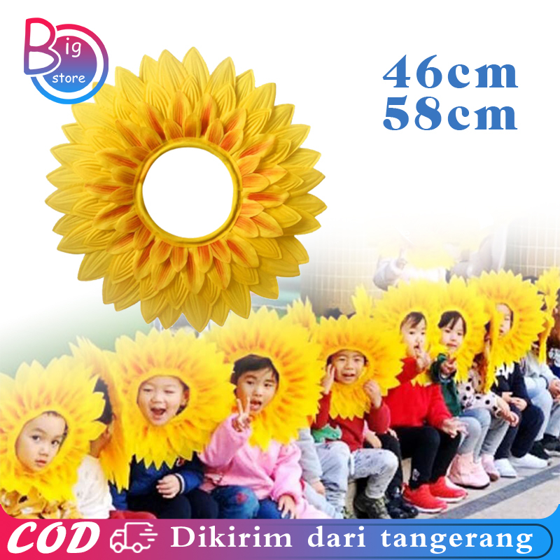 Jual Bando Matahari 46/58cm Bando Bunga Matahari Anak Dewasa Kostum ...