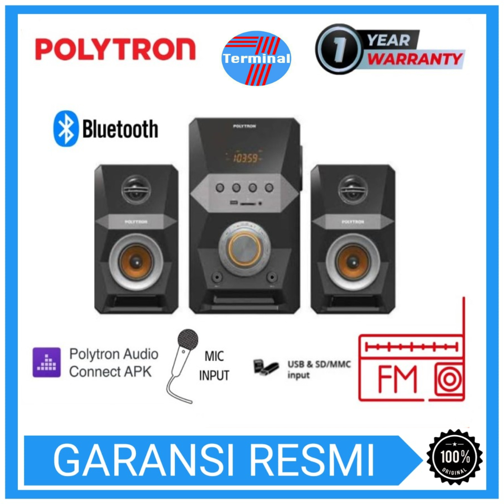 Jual POLYTRON PMA 9522 Active Speaker with Bluetooth | Shopee Indonesia