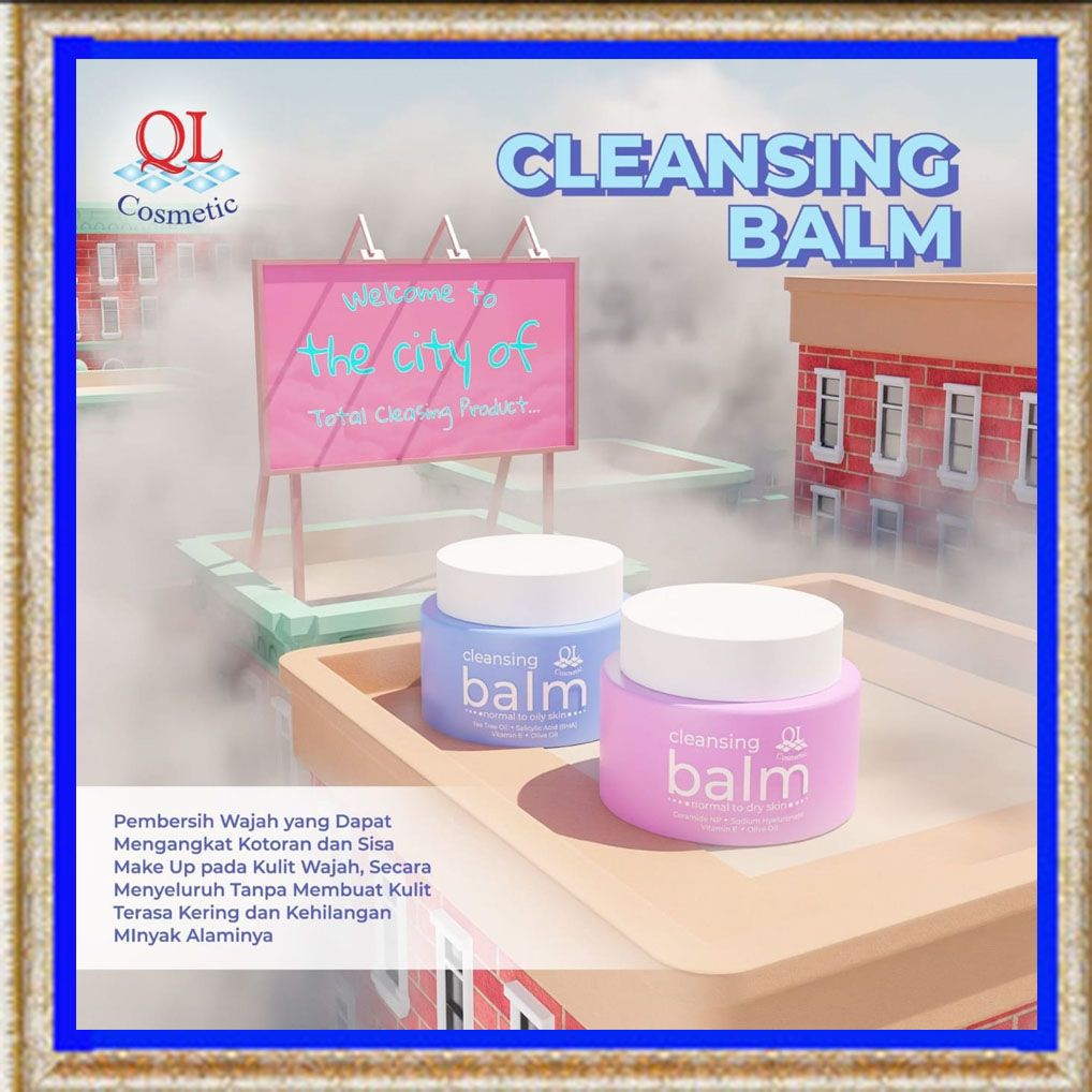 Jual QL cosmetic Cleansing Balm ( Normal to Oily Skin / Normal to Dry ...