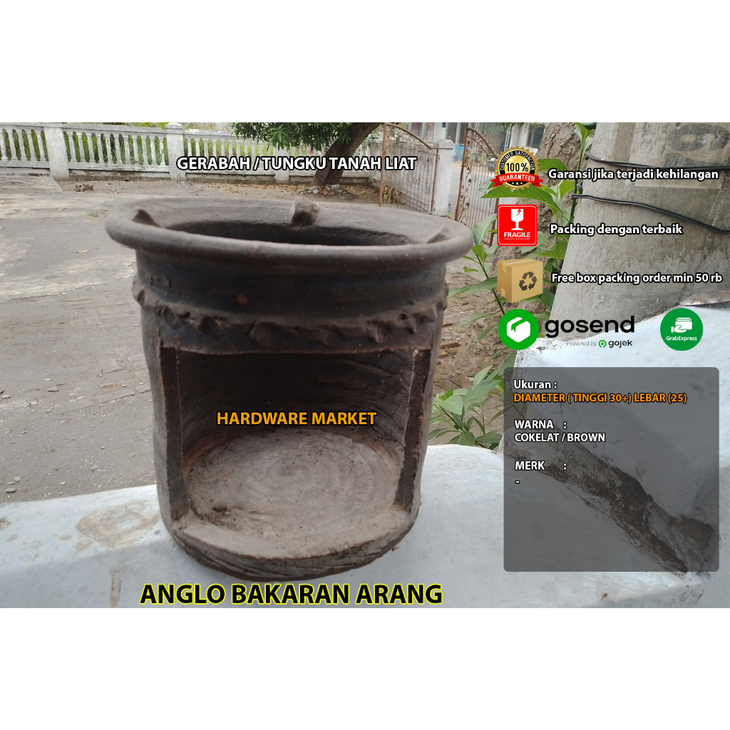 Jual anglo bakaran tanah liat | Shopee Indonesia