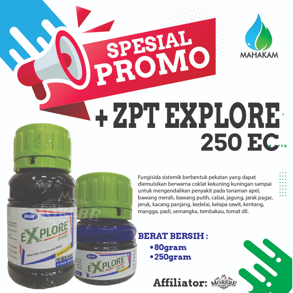 Jual FUNGISIDA + ZPT EXPLORE 250 EC (BONUS KAOS/TAS) | Shopee Indonesia