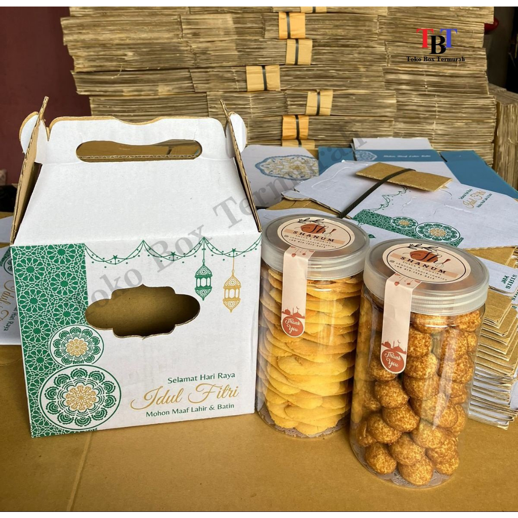 Jual Box 19x10x18 JAR 1000 ML Isi 2 Toples Bulat Box/Kardus/packing ...