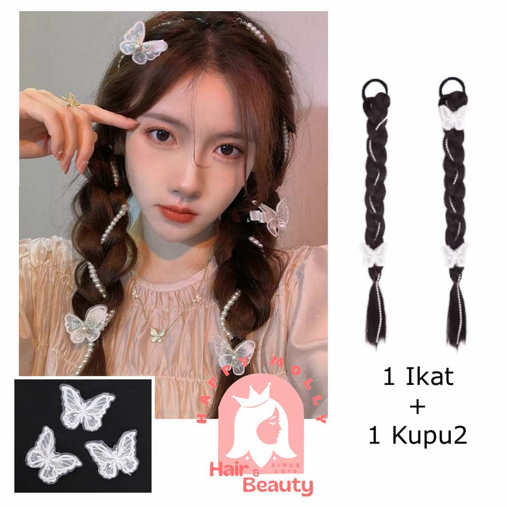 Jual 1 pcs Wig Ikat Rambut Curly Model Kuncir dan Ekor Kuda - Fashion ...