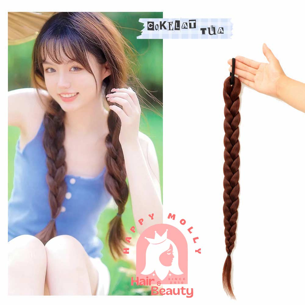 Jual 1 pcs Wig Ikat Rambut Curly Model Kuncir dan Ekor Kuda - Fashion ...