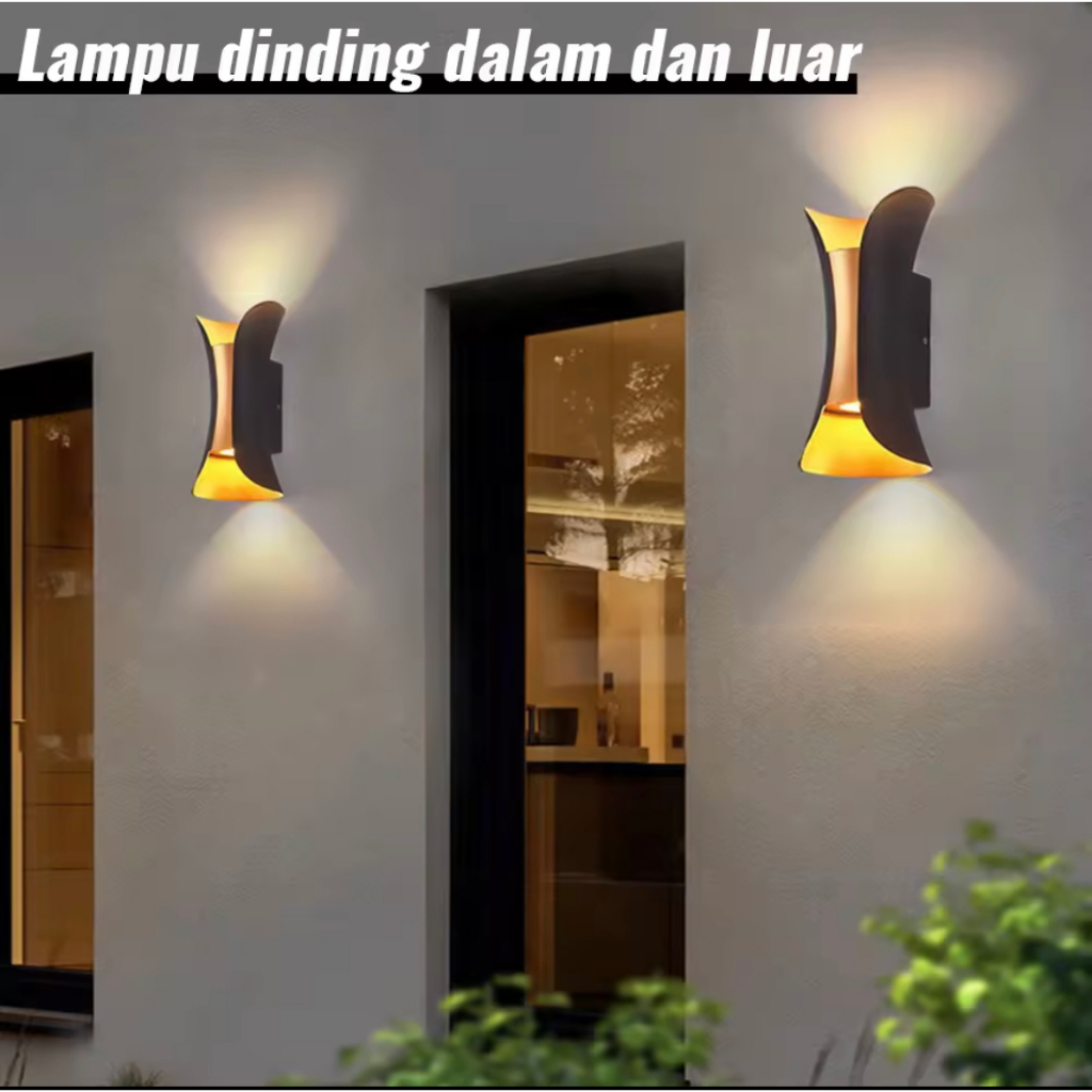 Jual Lampu Led Dinding Modran Outdoor 2arah Led Mimalis Pilar Rumah ...