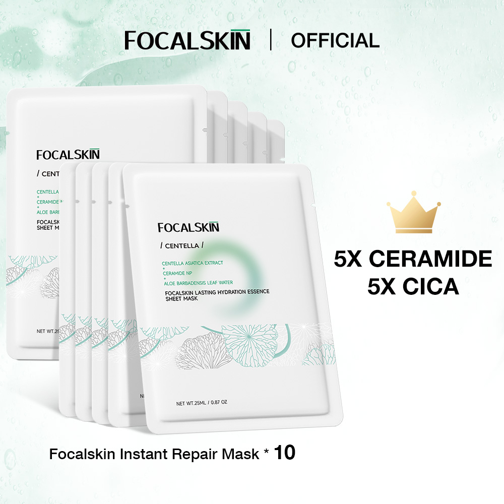Jual FOCALSKIN Instant Repair Mask Masker Wajah Lembaran Sheet Mask ...