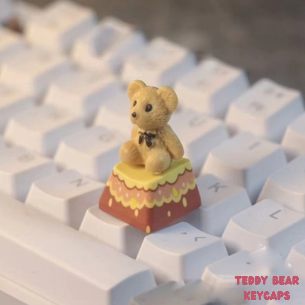 Jual Teddy and Friends Mechanical Keyboard ; Artisan custom keyboard ...