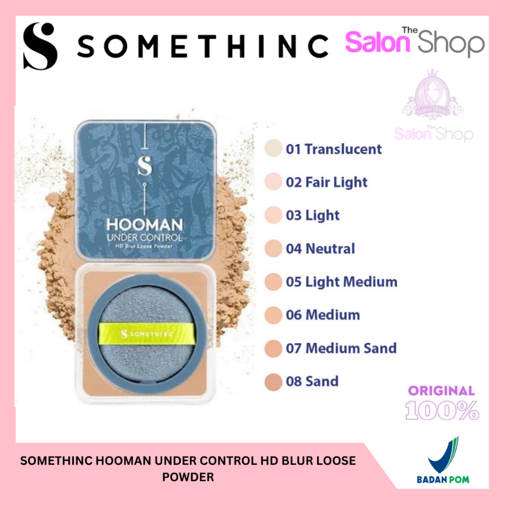 Jual SOMETHINC Hooman Under Control HD Blur Loose Powder - Bedak Tabur ...