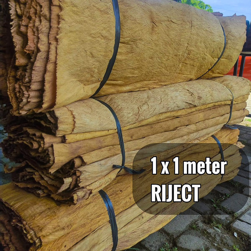 Jual Kulit kayu lantung riject 1 x 1 meter Kulit kayu lembaran Kulit ...