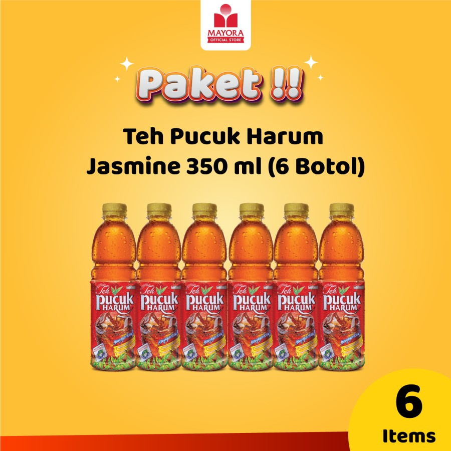 Jual AY - Paket Minuman Teh Pucuk 6 Botol Kemasan 350 ml | Shopee Indonesia