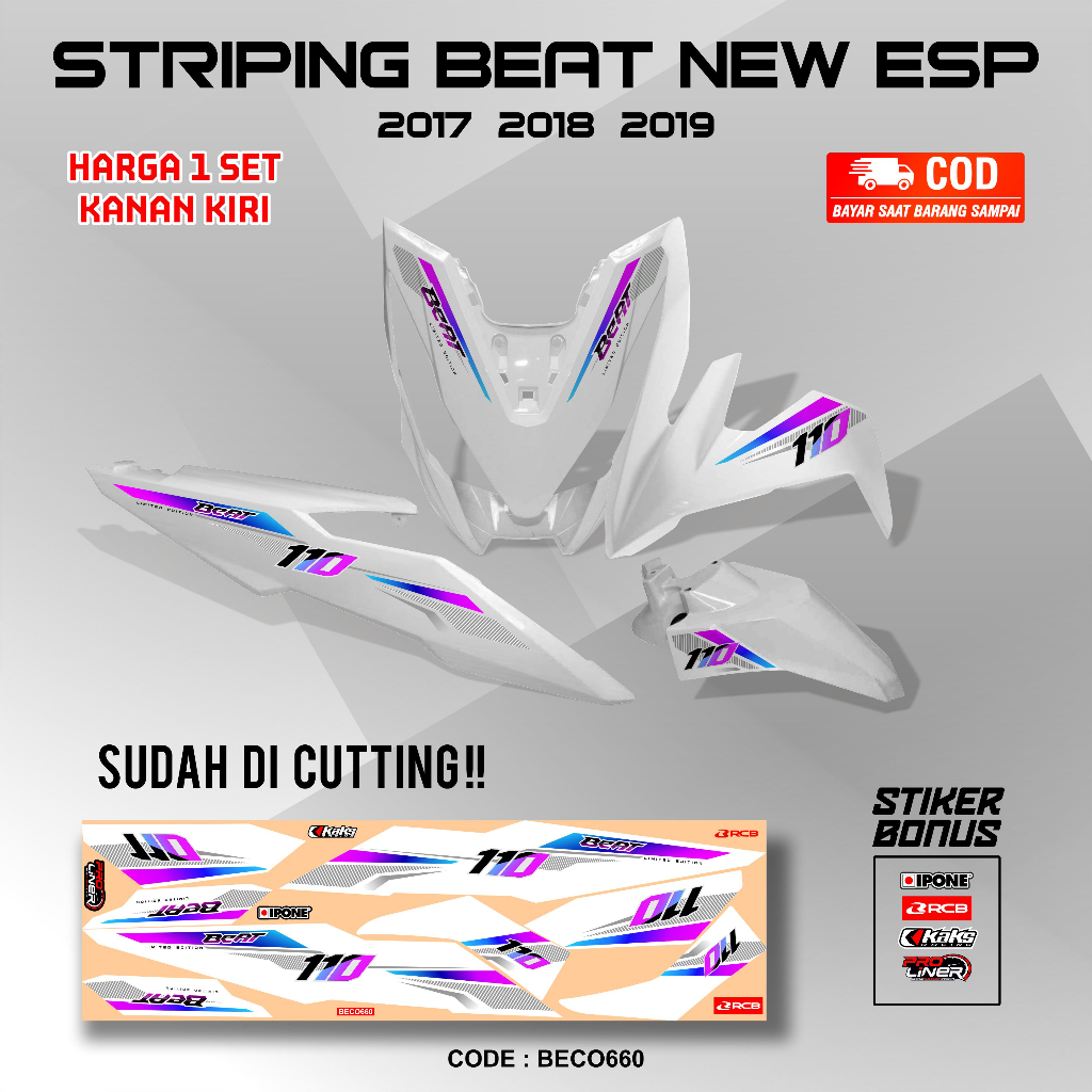 Jual STRIPING BEAT NEW ESP / STRIPING BEAT ECO / STIKER BEAT / STRIPING ...