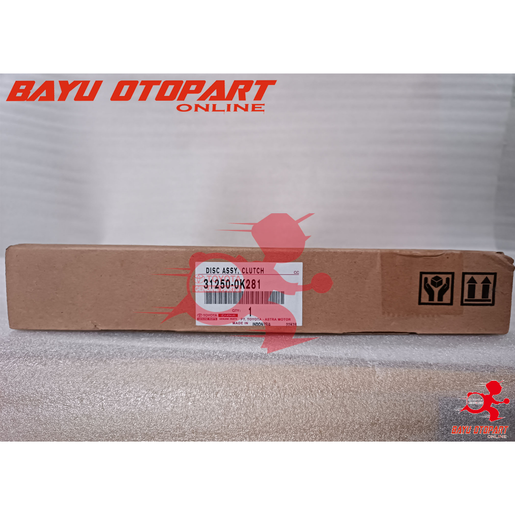 Jual KAIN KLOS / DISC CLUTCH TOYOTA FORTUNER,HILUX 31250-0K281 | Shopee ...