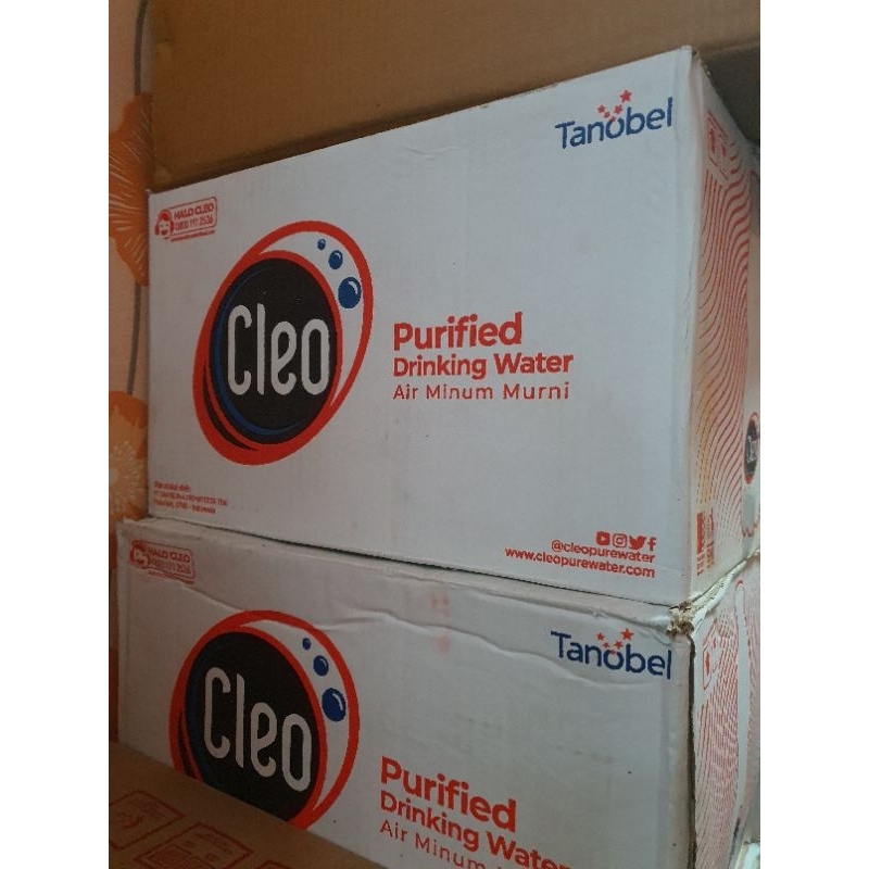 Jual Cleo Purified Drinking Water 24x550 ml | Shopee Indonesia