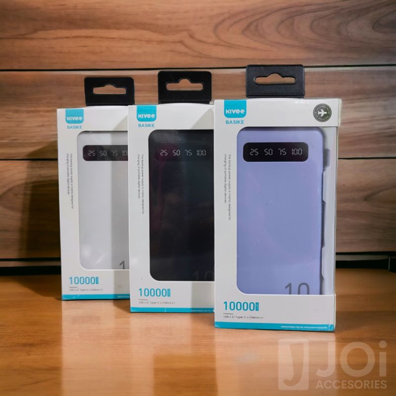 Jual Powerbank KIVEE 10000mAh PT69 Dual USB + Flashlight Garansi Resmi ...