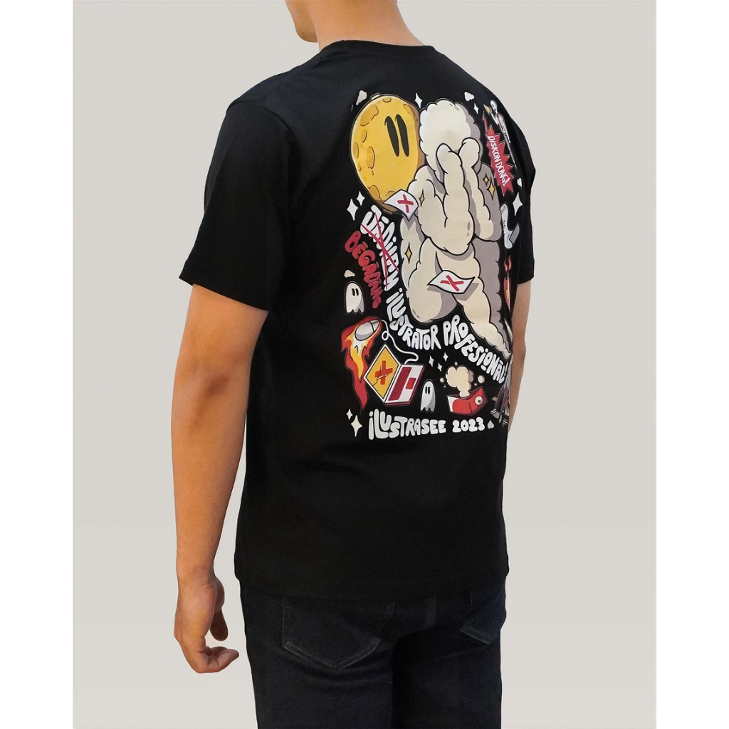 Jual Kaos reguler Ilustrasee x @aak.world 2023 | Shopee Indonesia