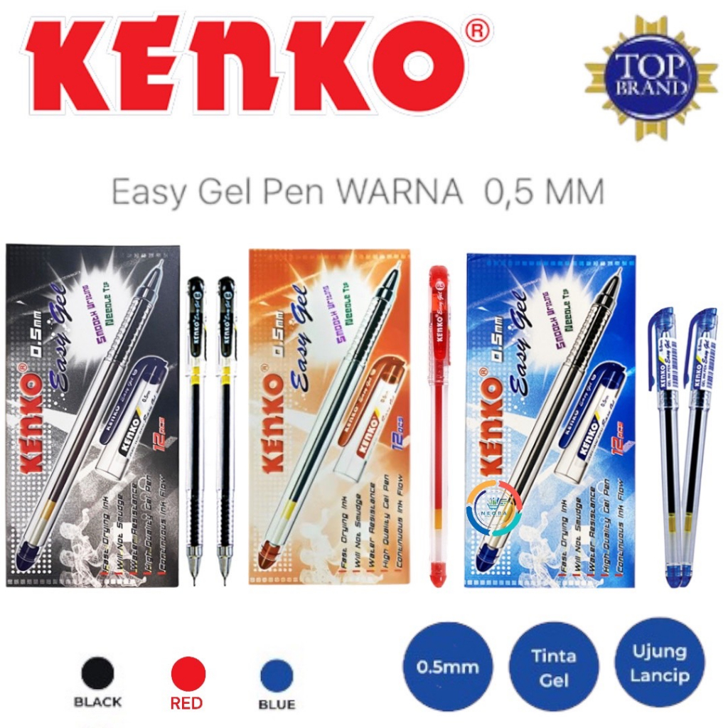 Jual [Per Pcs] Kenko Pulpen Easy Gel 0,5 mm | Shopee Indonesia