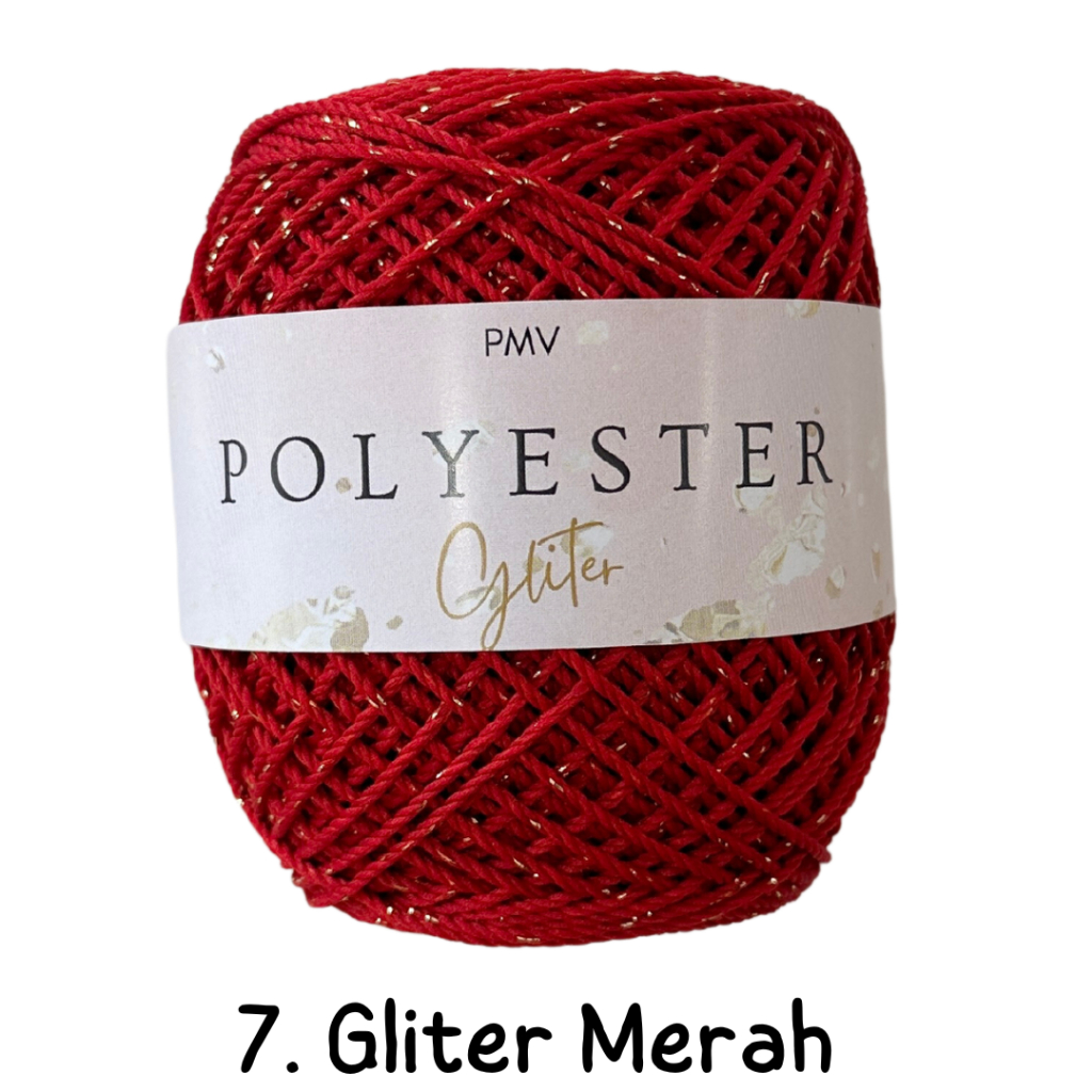 Jual Benang rajut polyester GLITER | Shopee Indonesia