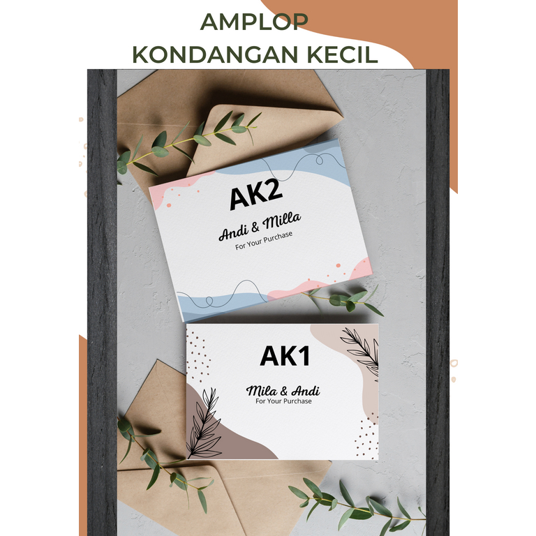 Jual Amplop kecil costom motif dan nama terbaru | Shopee Indonesia